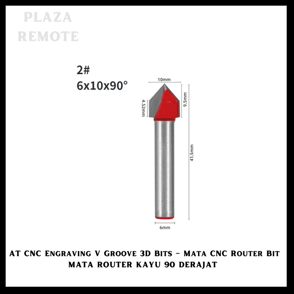 Jual (JT) MATA ROUTER KAYU CNC BITS - ENGRAVING ROUTER BIT MATA ROUTER ...