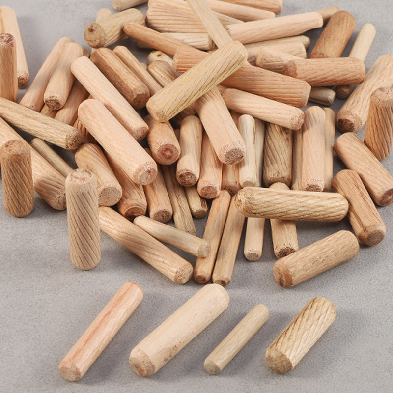 Jual 2000pcs Dowel Kayu Ulir Dowel Kayu Bulat Pasak Kayu Ulir 6 x 40 mm ...