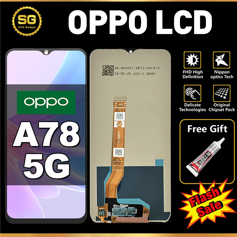 Jual LCD OPPO A78 5G Original COD Touchscreen hp ori fullset asli Layar ponsel - layar sentuh ...