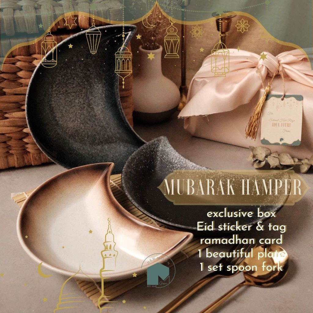 Jual Hamper ramadhan hampers idul fitri piring MUBARAK parcel plate ...