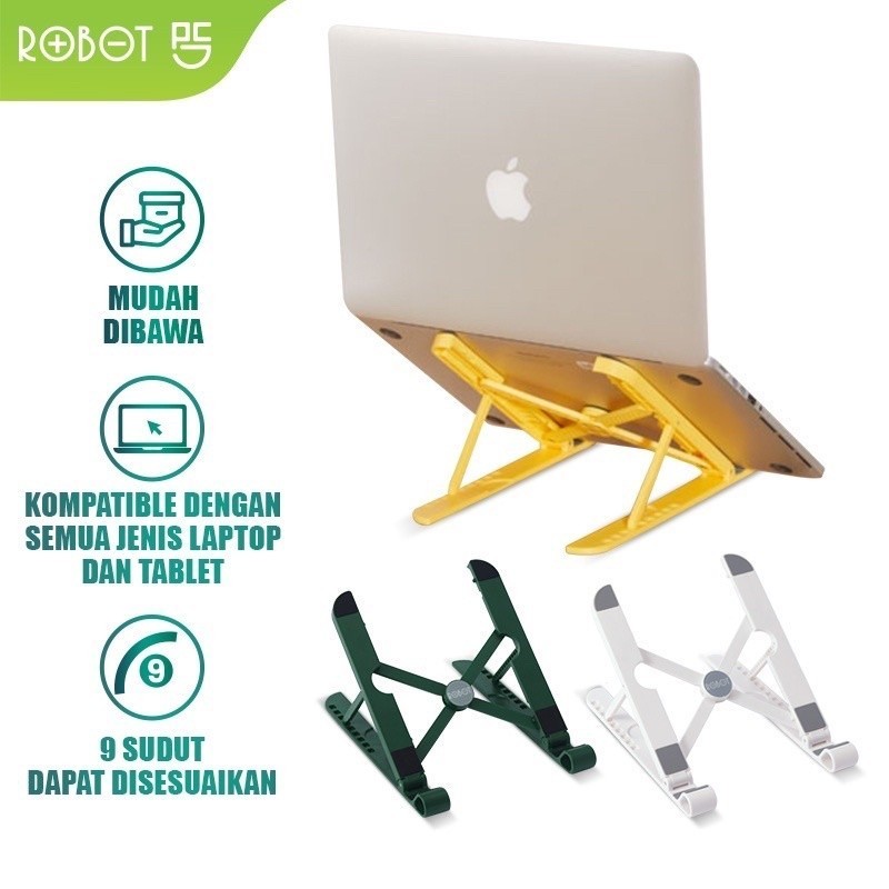 Jual Holder Stand Laptop Portable Robot LS03 Lipat Anti Slip Holder Laptop Meja Kuat & Kokoh ...