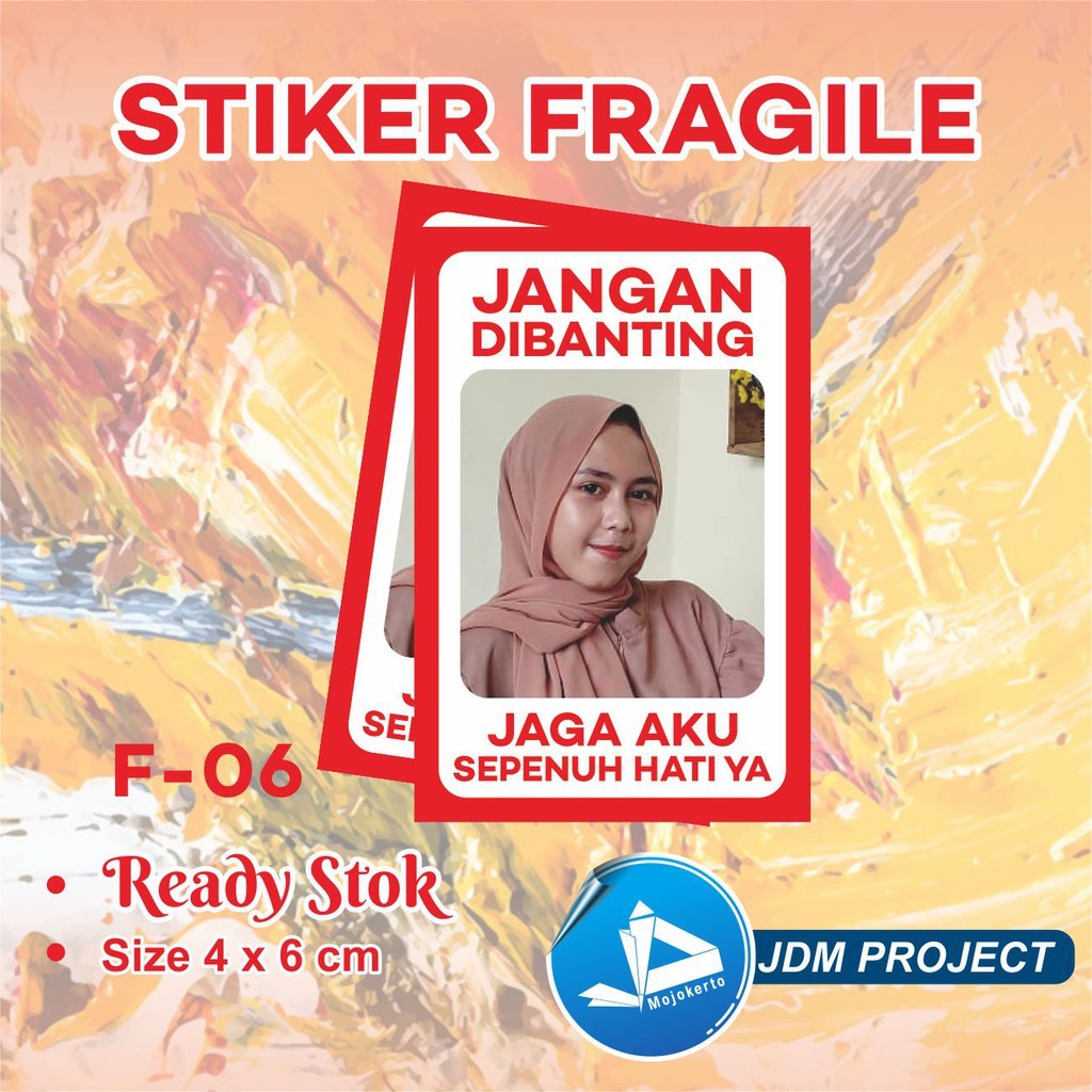 Jual Cetak Kilat - [COD] STIKER FRAGILE STICKER PECAH BELAH MURAH LUCU ...