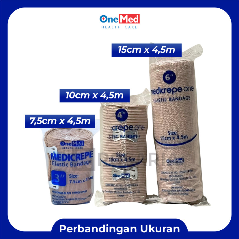 Jual MEDICREPE ONE 10 CM X 4,5 M ONEMED Perban Elastik Pembalut Patah ...