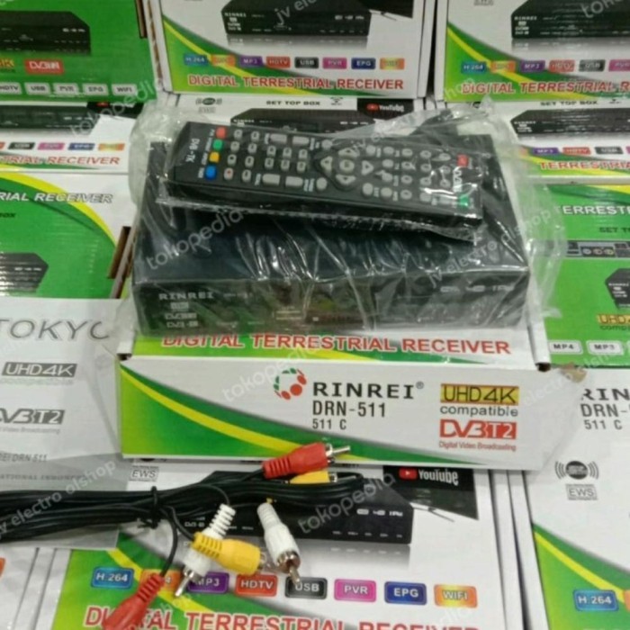 Jual Set Top Box Rinrei Drn-511W Dvb Receiver Tv - Penangkap Sinyal Digital | Shopee Indonesia