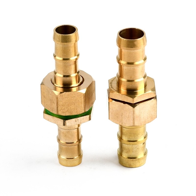 Jual Brass Double Pagoda Joint Male Thread Union Joint Copper Quick ...