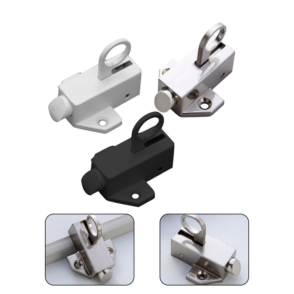 Jual Push-Pull Latch Bolt Self-Spring Door Bolt Lock Aluminum Alloy ...