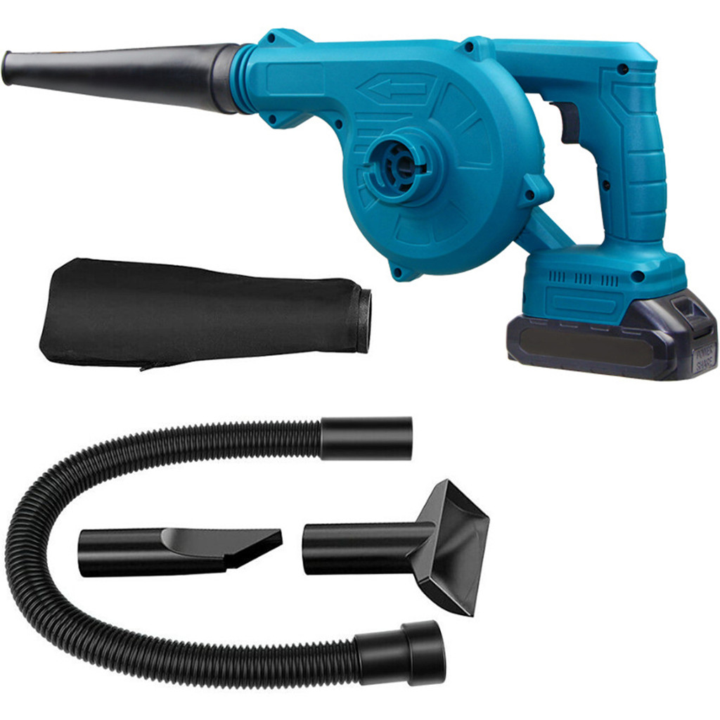 Jual Cordless Leaf Blower 2 In 1 Electric Air Blower Blowing Suction ...