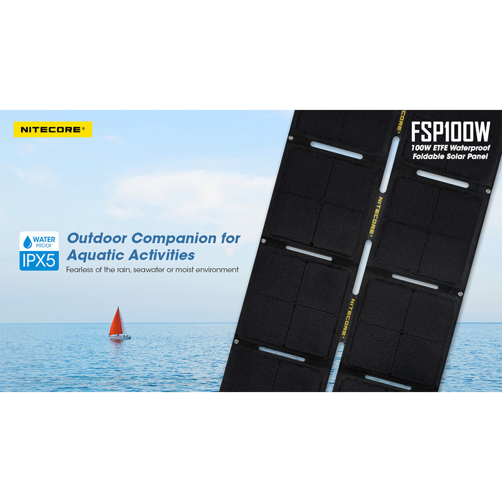 Jual KANSHPKANSHP NITECORE Solar Panel Portable Foldable High ...