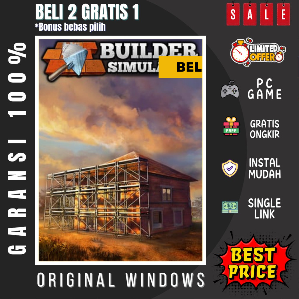 Jual BUILDER SIMULATOR - GAME PC - GAME LAPTOP - PC GAMES - BELI 2 ...