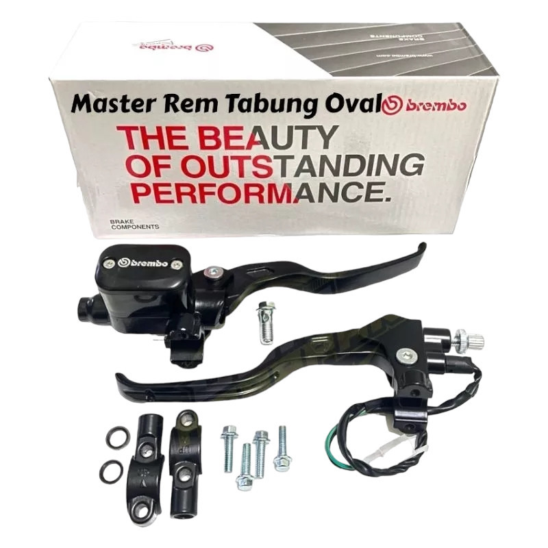 Jual Master Rem Brembo E3 Model Kotak master rem brembo oval 14mm Paket ...