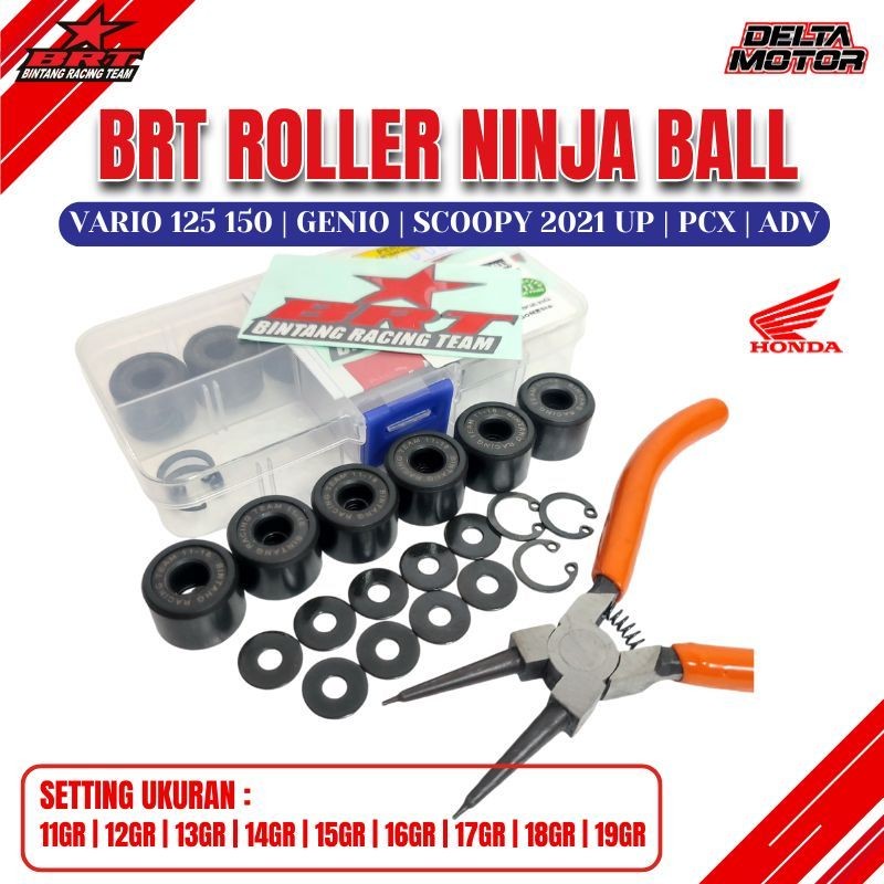 Jual NEOPART Roller Ninja Ball BRT VARIO 125 150 FI PCX 150 160 GENIO ...