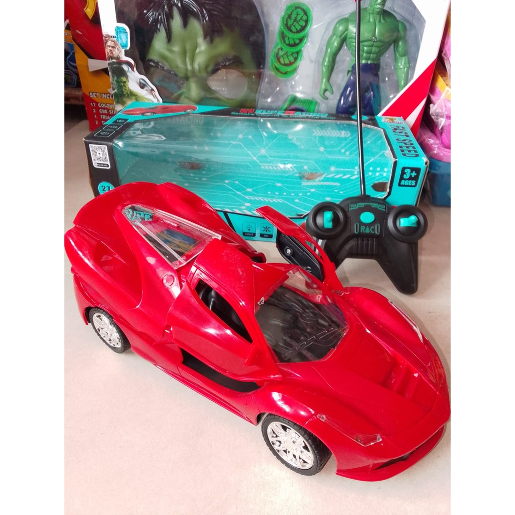 Jual Mobil Remote Control Anak Super Racing Pintu Bisa Terbuka RC 27MHz ...