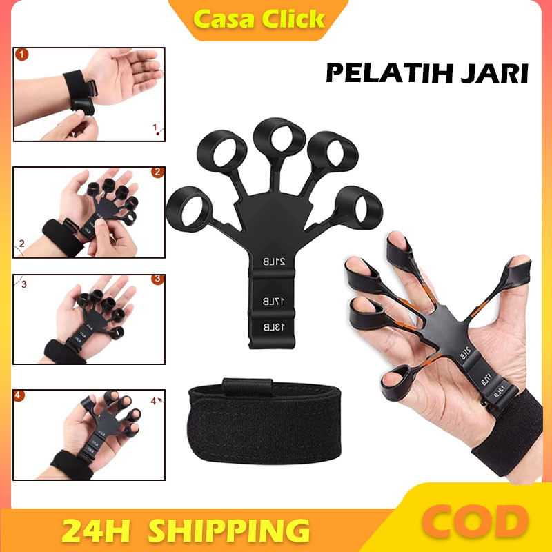 Jual Pelatih Jari / Pelatihan Fleksibilitas Jari / Penguat Genggaman ...
