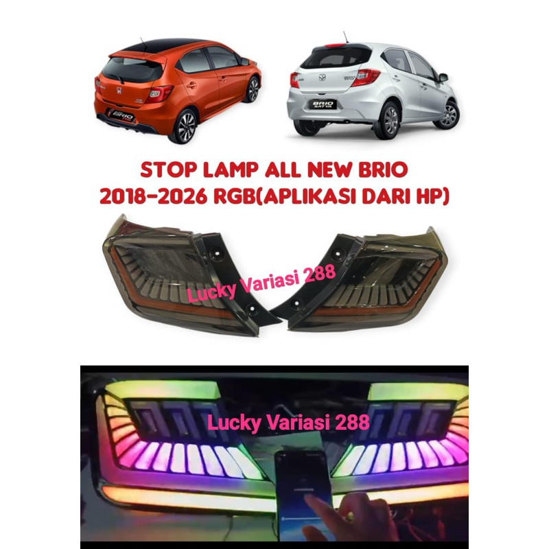Jual Lampu Stop Stop Lamp Tail Lamp Belakang Honda All New Brio 2018 ...