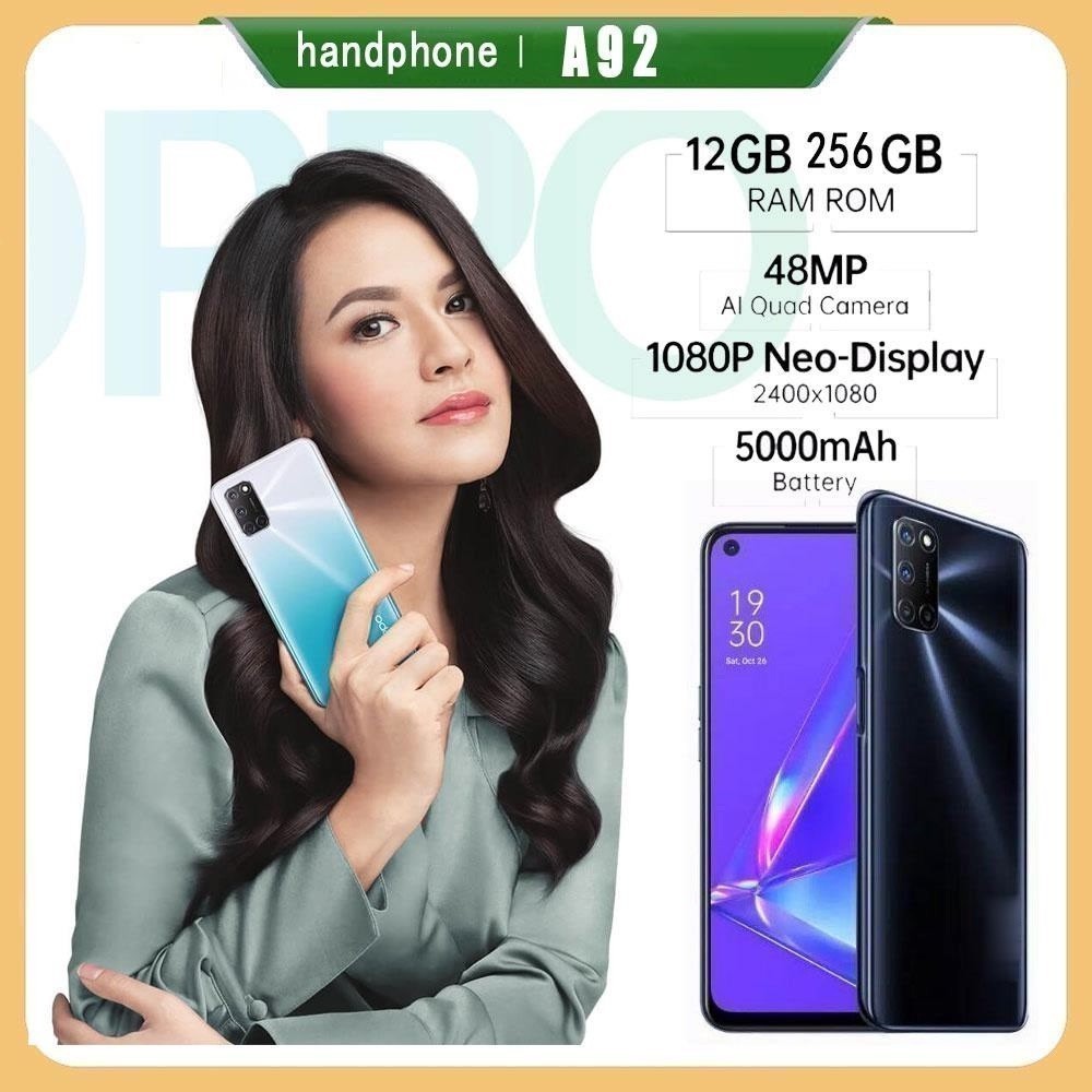 Jual HP OPPO A92 Ram12 ROM256GB 5000mah fast charging 48MP Kemera 6.5" handphone | Shopee Indonesia