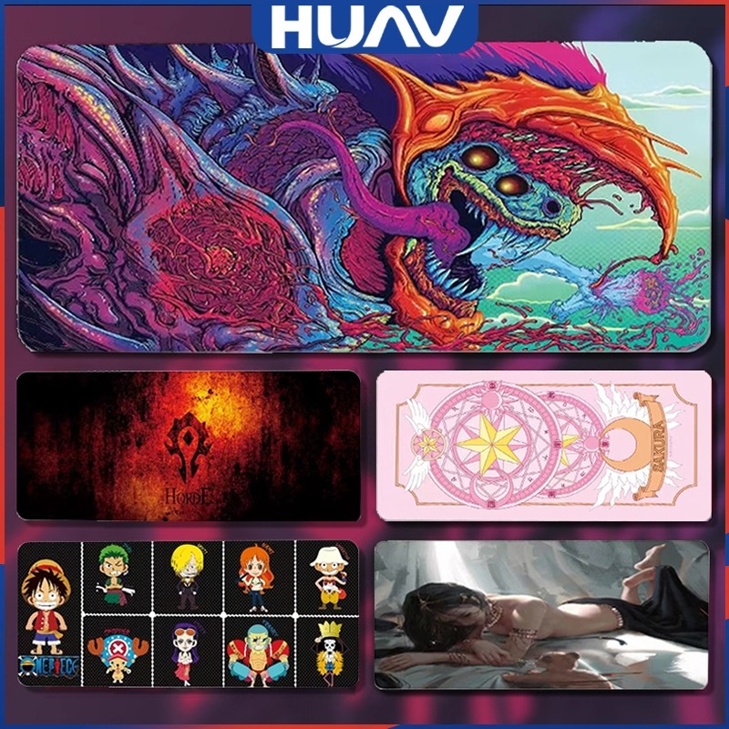 Jual HUAV Mousepad Gaming Jumbo XL XXL – Alas Mouse Besar Anti Slip ...