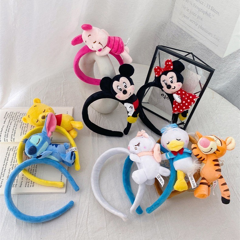Jual OMB BANDO HEADBAND HAIRBAND DISNEYLAND LOTSO STITCH MICKEY MINNIE ...