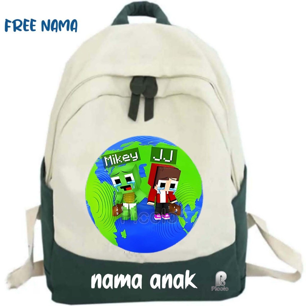 Jual TAS RANSEL BACKPACK ANAK SEKOLAH MOTIF ANIMASI MIKEY JJ UNISEX ...