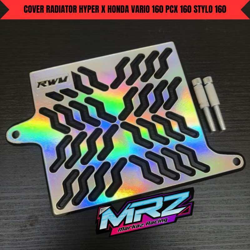 Jual COVER RADIATOR FULL CNC TYPE HYPER X HONDA VARIO 160 PCX 160 STYLO ...