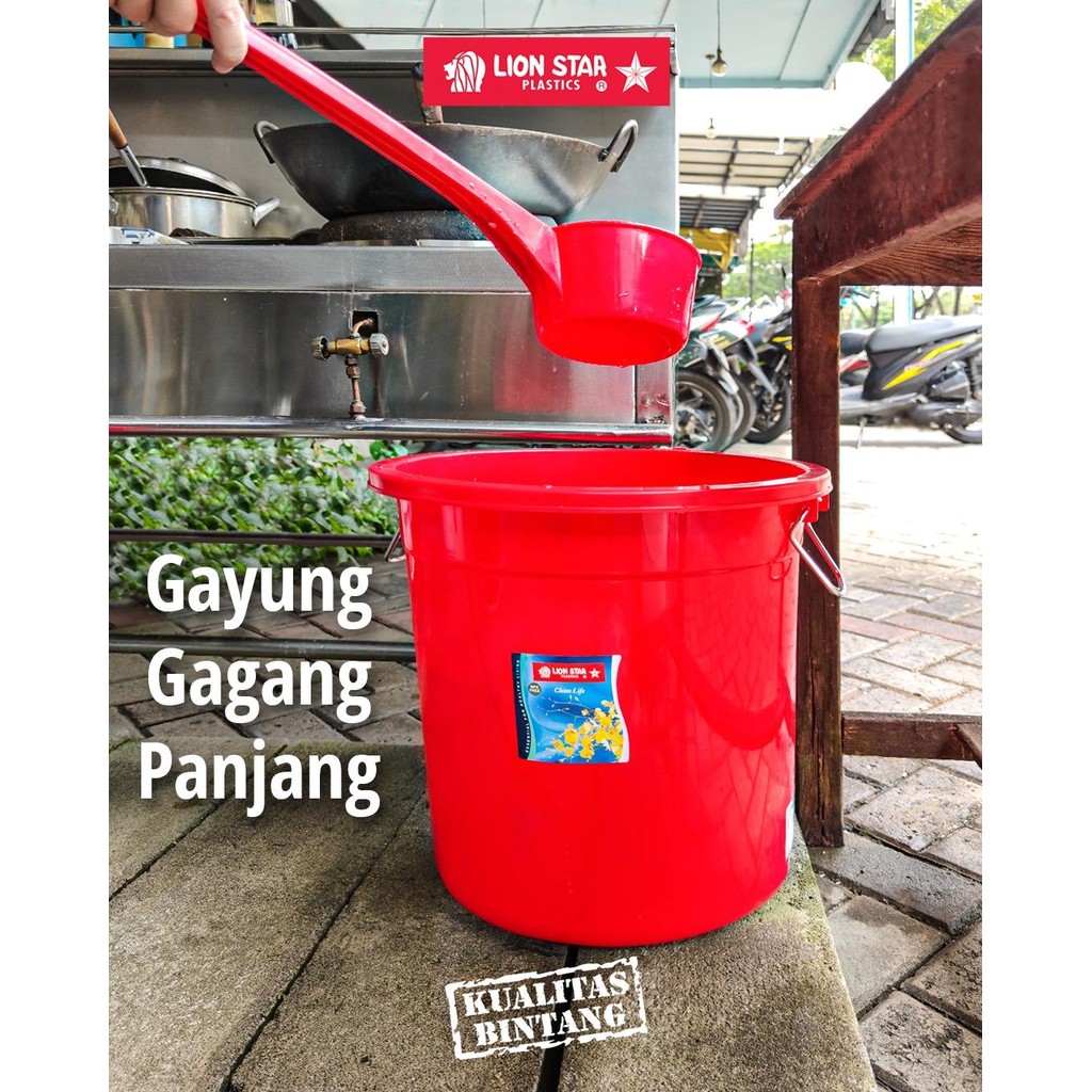 Jual MICTON Lion Star Long Handle Scooper GL-99 Gayung Gagang Panjang ...