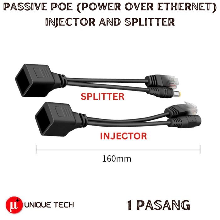 Jual POE INJECTOR SPLITTER POWER OVER ETHERNET CCTV WIFI ROUTER ...