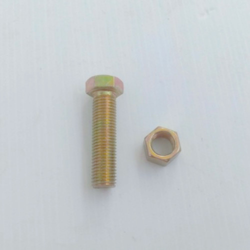 Jual [Isi 5] Baut + Mur Kuning 10x40 mm M10 BMK - Set Baut Mur Serbaguna Kunci 14 | Shopee Indonesia