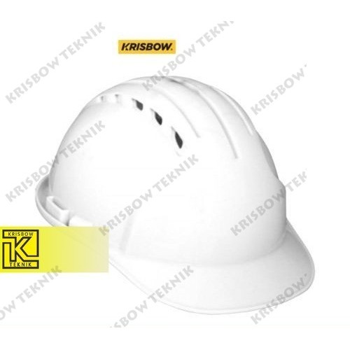 Jual Krisbow Helm Keselamatan Kerja Front Brim Ecm Hdpe - Putih ...