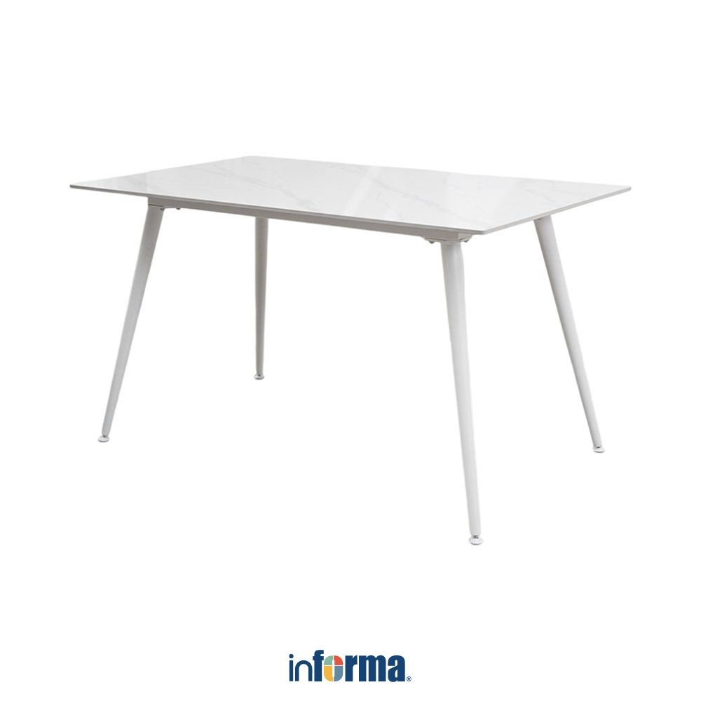 Jual Informa Emory Meja Makan - Putih Dining Table Dinner Table Meja ...