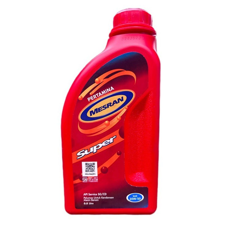 Jual Oli Mesran Super 800ml SAE 20W-50 0.8L 800 ml asli SUPER bebek ...