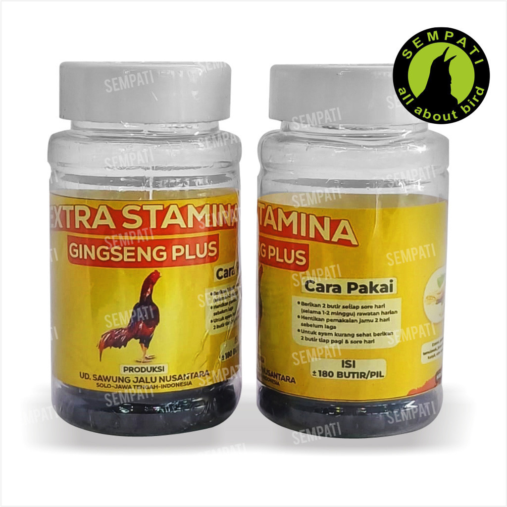 Jual SEMPATI Extra Stamina Ginseng Plus 180 Butir Jamu Pil Kapsul Ayam ...