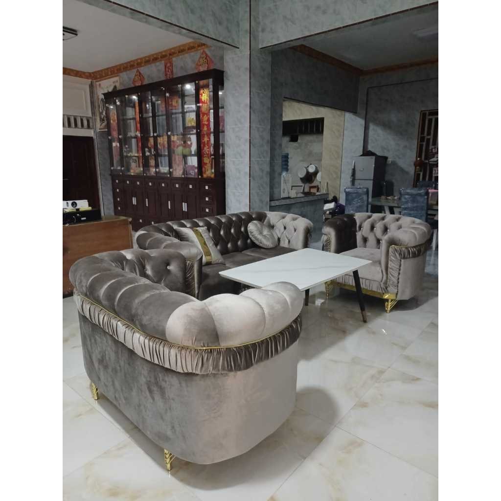 Jual sofa sultan type alegro kualitas premium tanpa meja | Shopee Indonesia