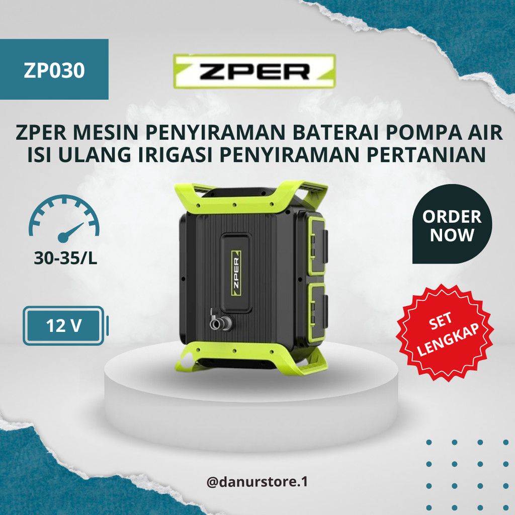 Jual ZPER Mesin Penyiraman Pompa air isi ulang Irigasi penyiraman ...