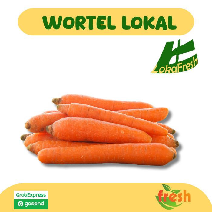 Jual Wortel Lokal Segar 500 gram | Shopee Indonesia