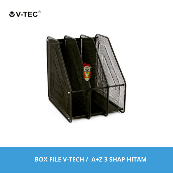 Jual Box file 3 sap / Box file besi / Box file 3 sekat / Box file V-tec ...