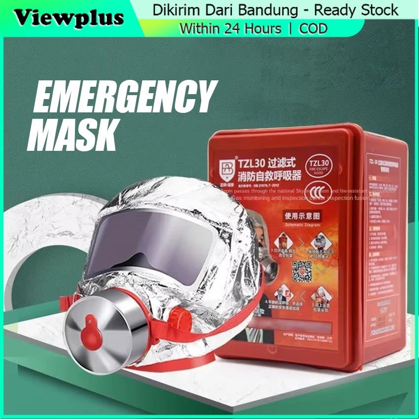 Jual Fire Escape Mask untuk Fire alarm Masker Asap Kebakaran / smoke ...