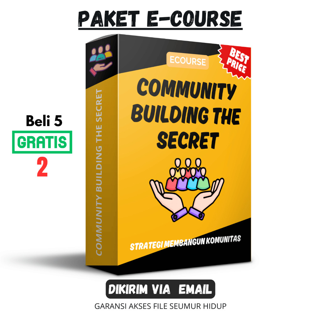 Jual (41) ECOURSE - COMMUNITY BUILDING THE SECRET | Shopee Indonesia