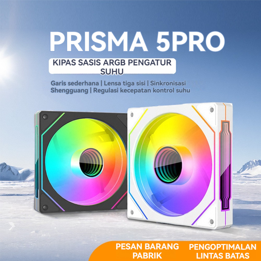 Jual Original 12cm Fan Casing ARGB Fan Prism White & Black | Shopee ...
