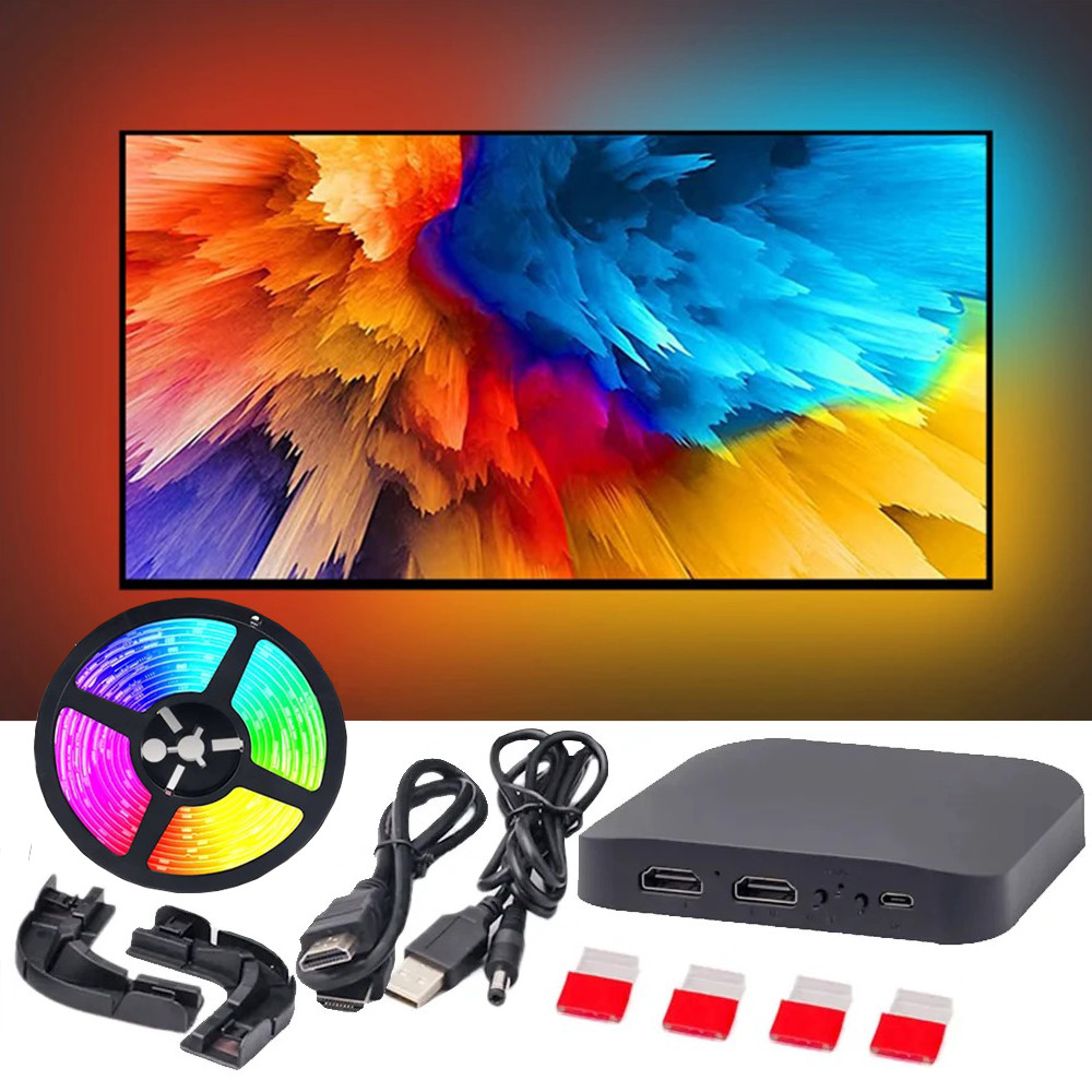 Jual Smart Ambient TV Led Backlight 4K 1.4 2.0 HDMI Device Sync Box And ...
