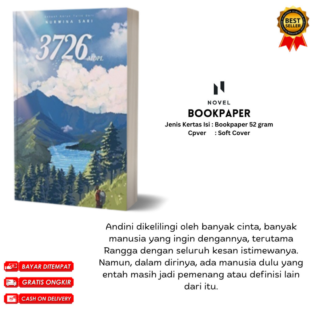 Jual E S / Novel 3726 MDPL By Nurwina Sari (BOOKPAPER) | Shopee Indonesia
