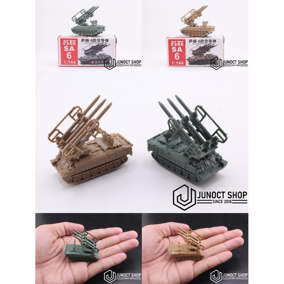 Jual Model Kit Tank 1:144 SA-6 Air Defence Missile SA6 N Scale 1:150 ...