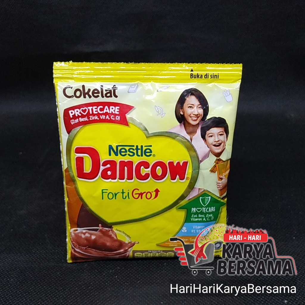 Jual DANCOW SUSU BUBUK COKELAT 38GR | Shopee Indonesia