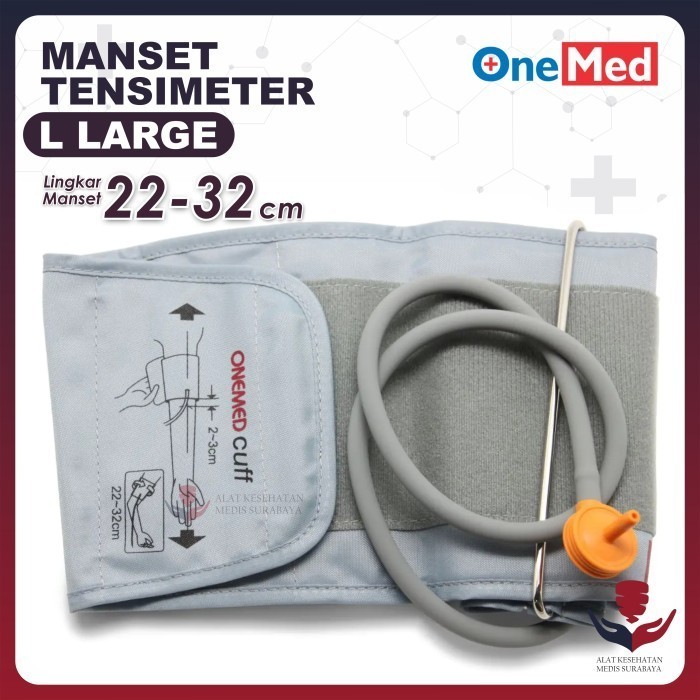 Jual Manset Tensimeter Large Digital Onemed Tensi Meter L TensiOne 1A ...
