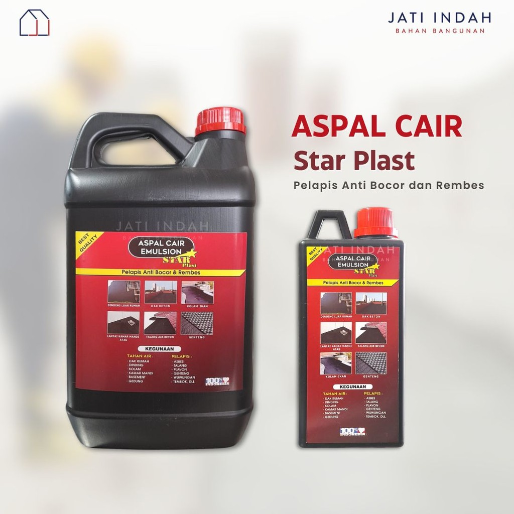 Jual Aspal Cair Emulsion Star Plast Pelapis Anti Bocor dan Rembes utk ...