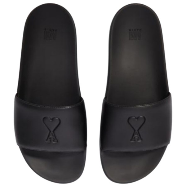 Jual Ami Paris Logo Black Slides / Sandal Slided Branded Original ...