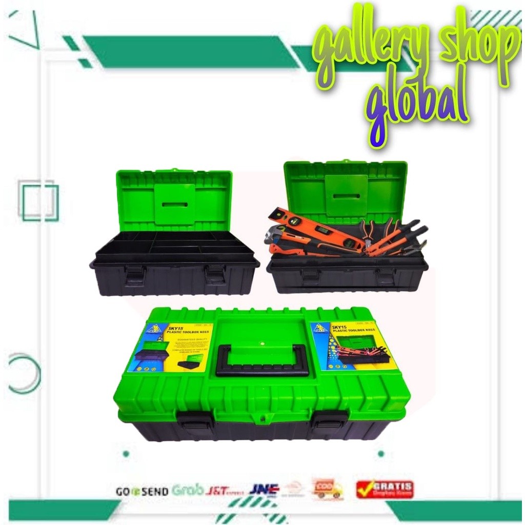 Jual Tool Box K-015 SKY15 ToolBox K380 Kotak Box Perkakas Besar HIJAU ...
