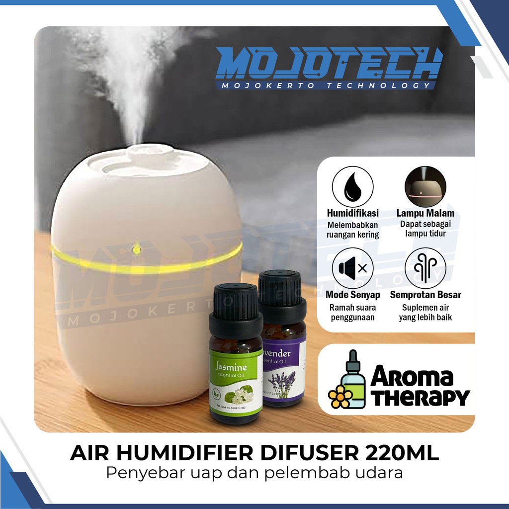 Jual Air Humidifier Diffuser Aromatherapy Pelembab Udara Pengharum ...