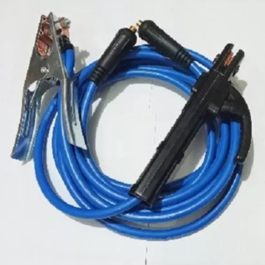 Jual Paket Set Stang Las 200A 3 Meter & Tang Massa 300A 2 Meter Lengkap Kabel Dengan Konektor ...