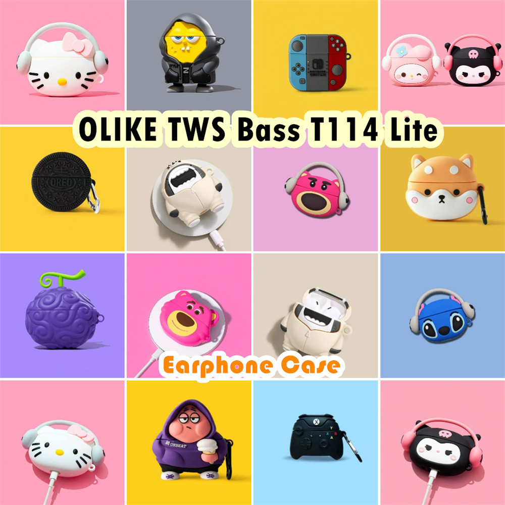Jual 【Coco Case】Untuk OLIKE TWS Bass T114 Lite Case Kreatif Kartun Soft ...