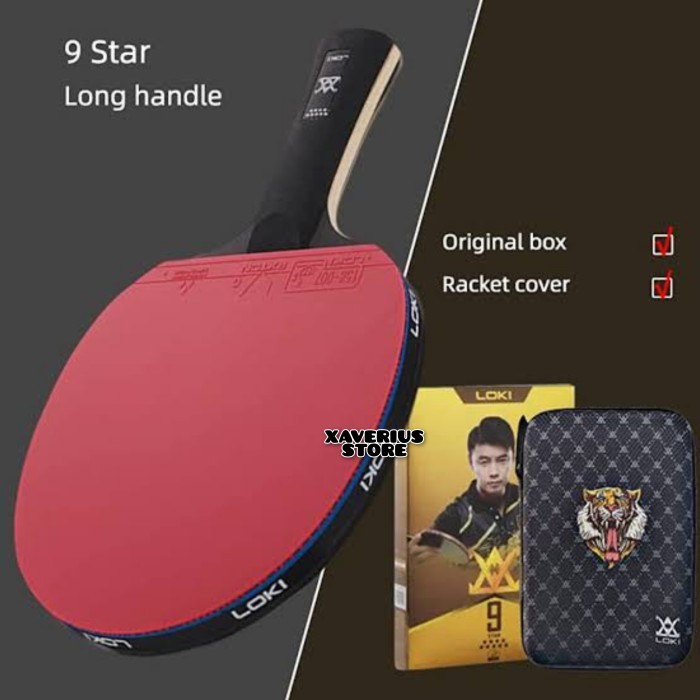 Jual BAT/BAD PINGPONG LOKI 7 STAR CARBON ORIGINAL - Star 9 | Shopee ...