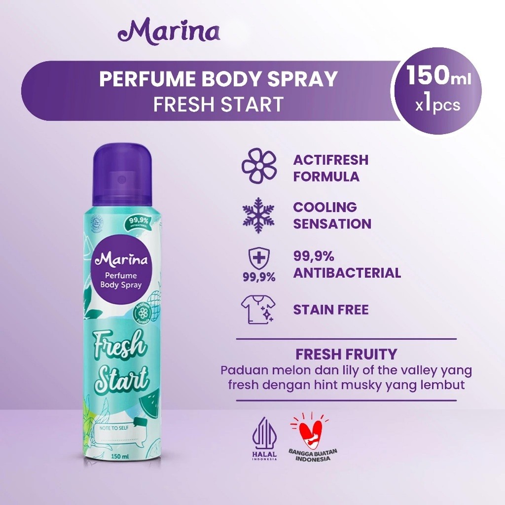 Jual MARINA Perfume Body Spray 150ml | Shopee Indonesia